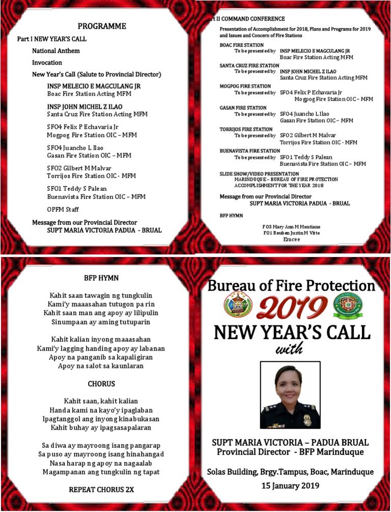 New Years Call Programme | PDF