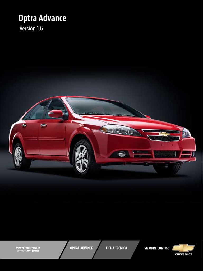 Optra Advance. Versión 1.6 | PDF | Airbag | Vehículo de motor