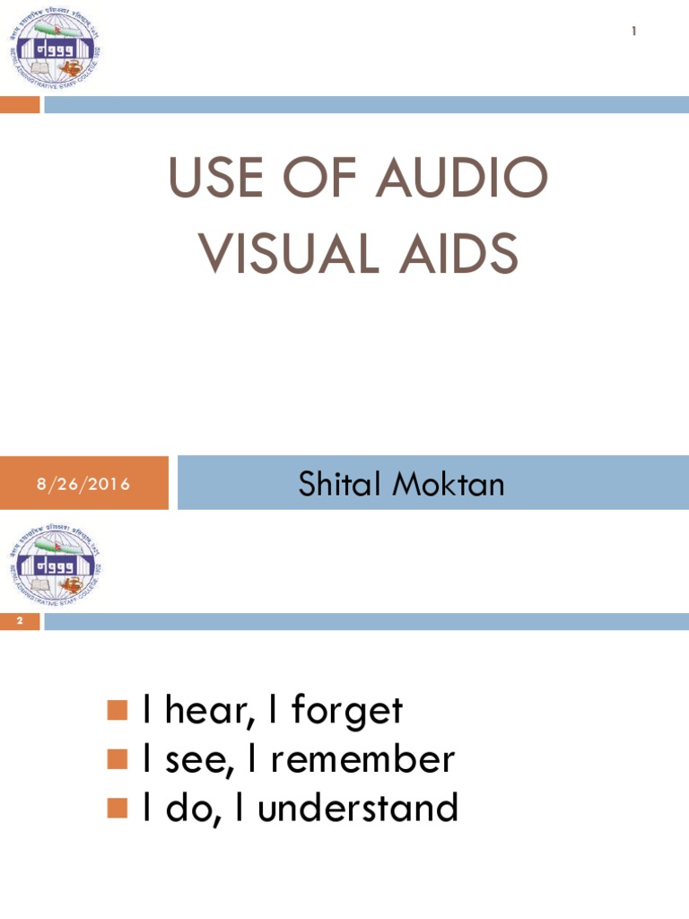 Use of Audio Visual Aids | PDF | Typefaces | Educational Technology