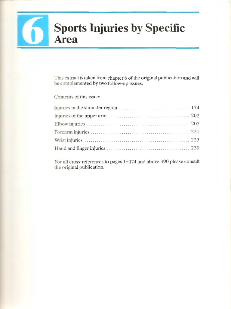 Sports Injuries 1 | PDF | Shoulder | Elbow