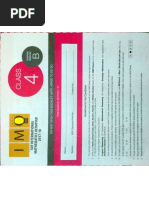 Imo Class4 Sample Paper | PDF | Teaching Mathematics | Science