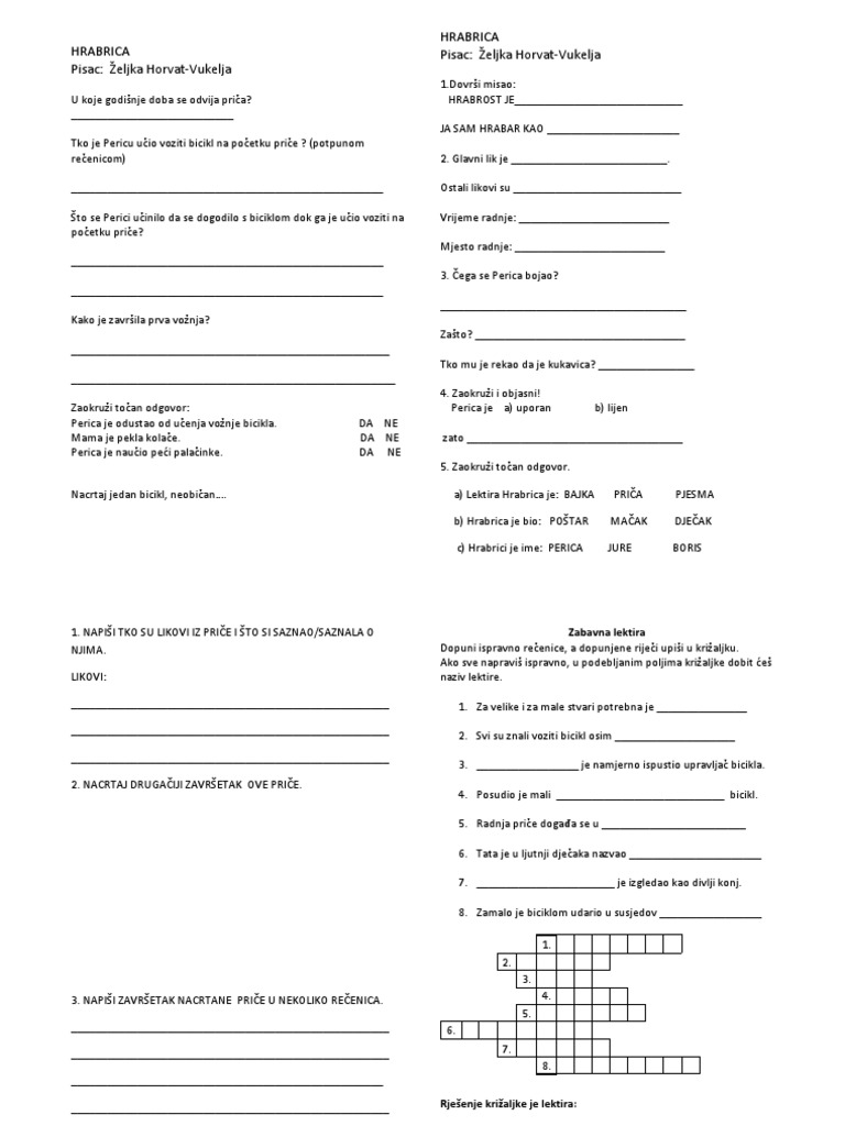 HRABRICA - PDF Verzija 1 | PDF