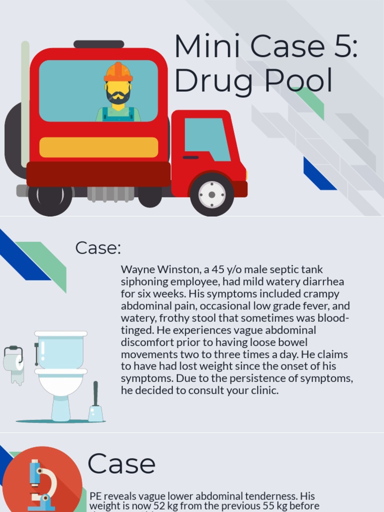 Mini Case 5: Drug Pool | PDF | Clinical Medicine | Medical Specialties