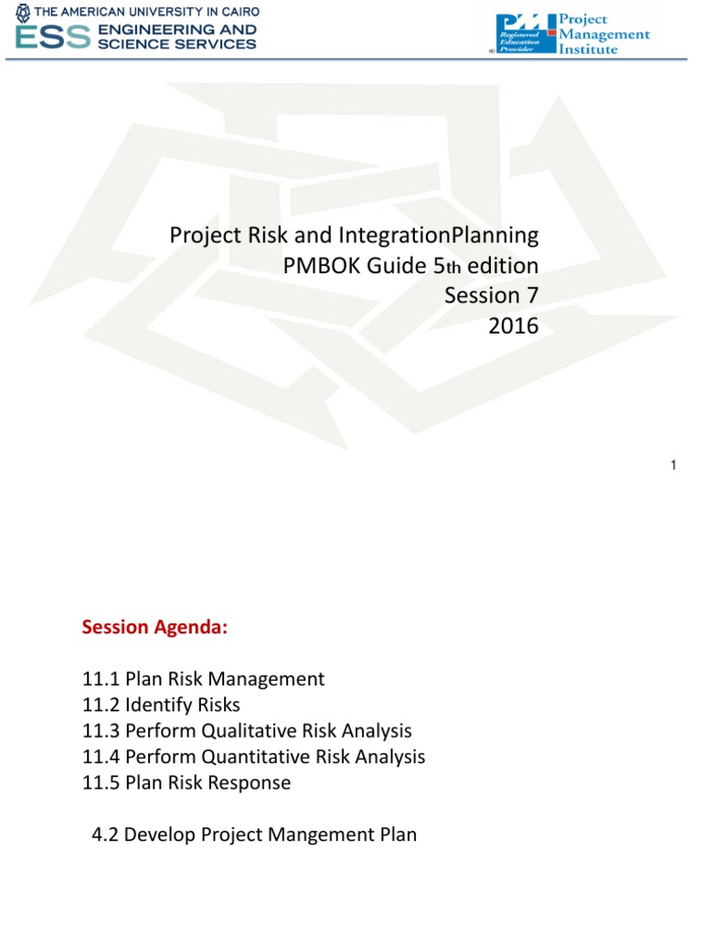 Risk Management | PDF | Project Management | Risk Management