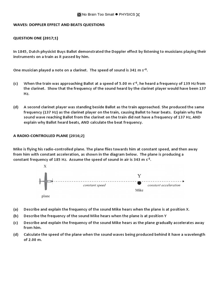 Doppler Effect | PDF | Doppler Effect | Sound