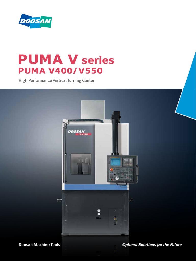 Puma V Series v400 v550 English | PDF | Metalworking | Machines