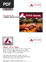 Investor Presentation For Axis Bank | PDF | Banks | Cloud Computing