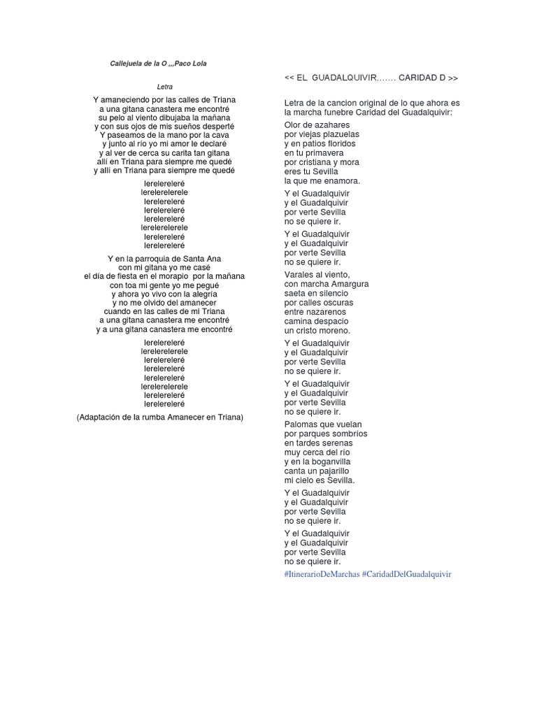 Caridad Del Guadalquivir | PDF | Sevilla | Ocio