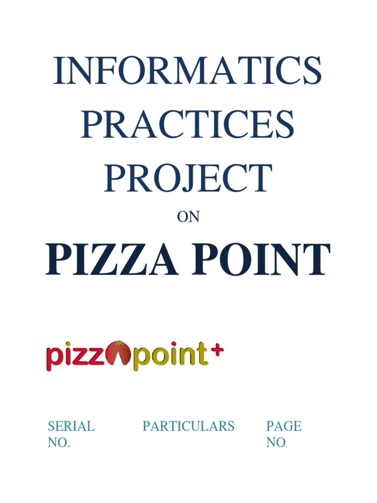 Pizza Point: A Database Project on Designing and Developing a Pizza Ordering System using Java ...