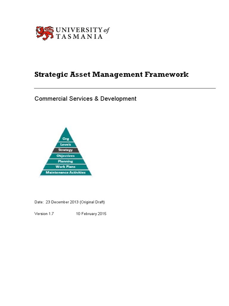 Strategic Asset Management Framework | PDF | Infrastructure | Strategic ...