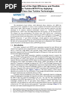 Mitsubishi M701F Gas Turbine Overview | PDF | Gas Turbine | Power (Physics)