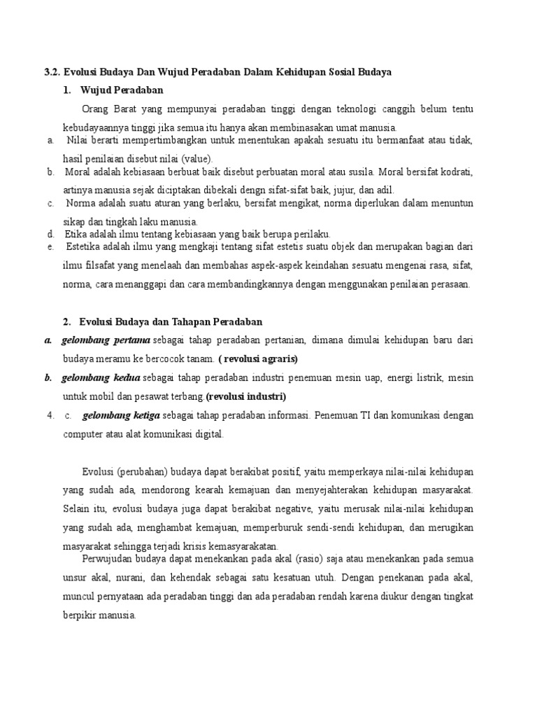 Definisi dan Evolusi Peradaban | PDF | Ilmu Sosial | Agama & Spiritualitas