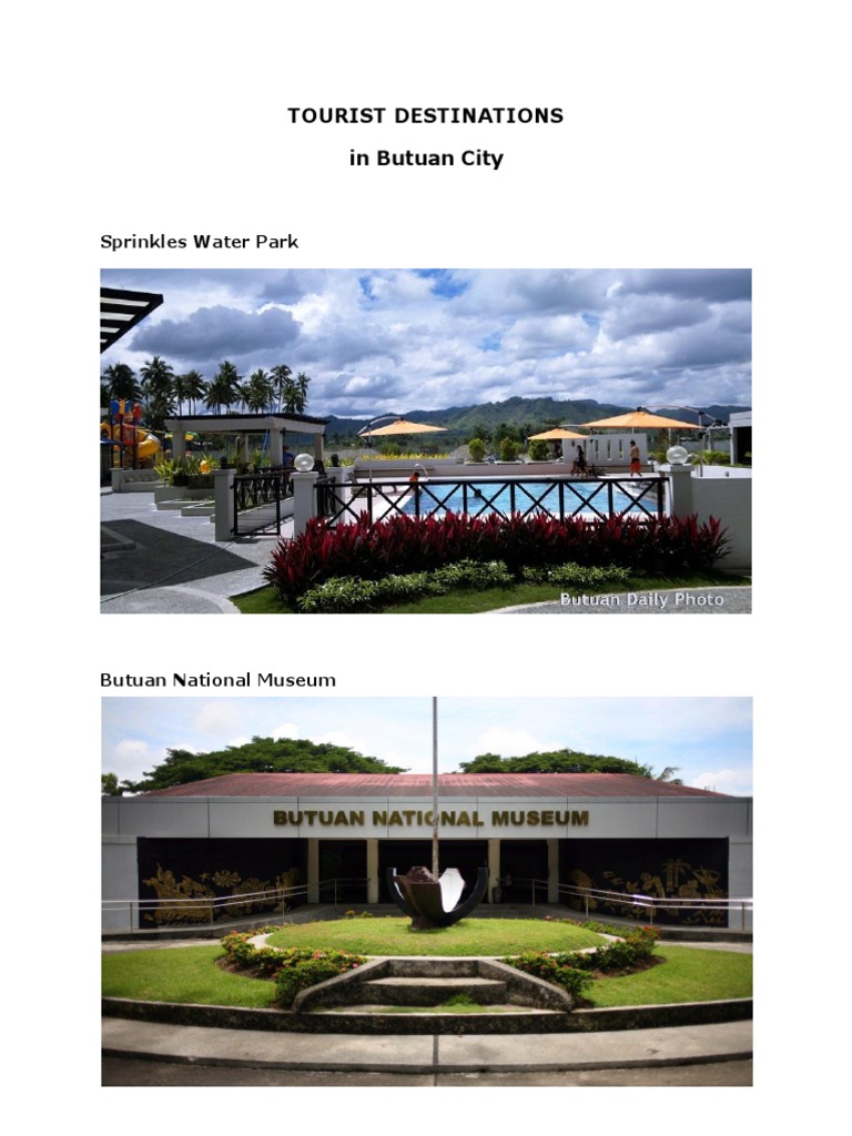 Tourist Destinations in Butuan City: Sprinkles Water Park | PDF