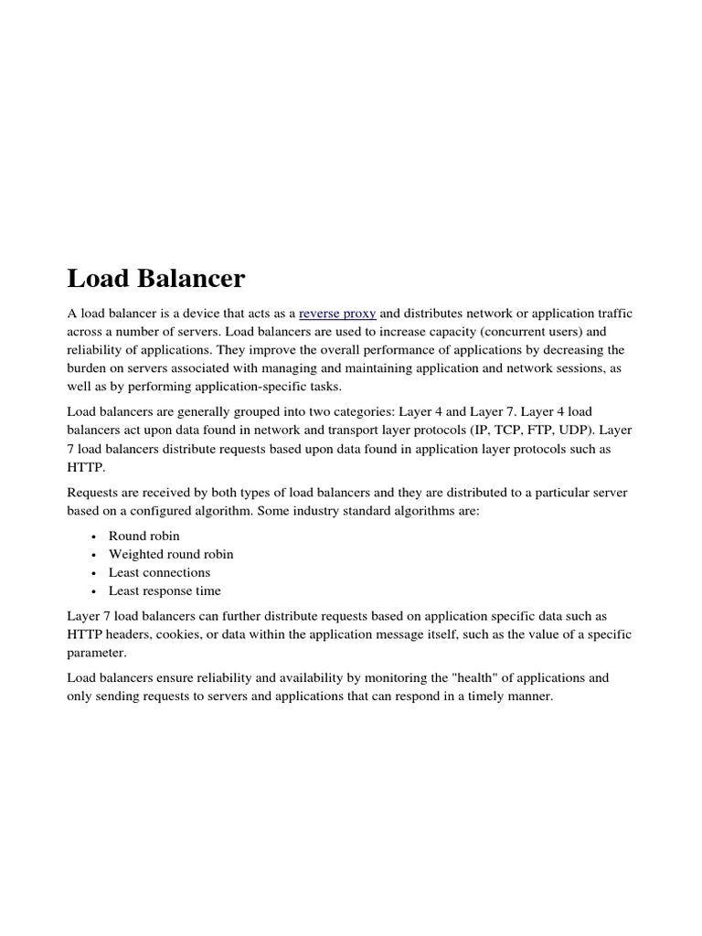 Optimizing Application Performance and Reliability Through Intelligent Traffic Distribution: An ...