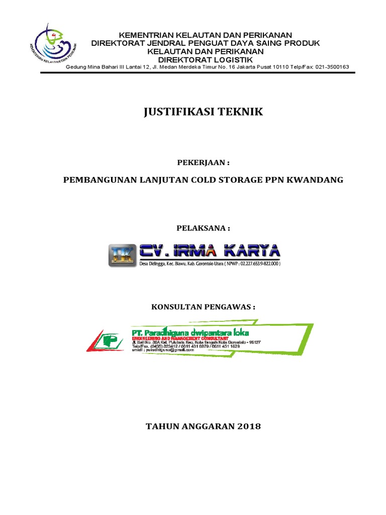 Contoh Justek RAB CS | PDF