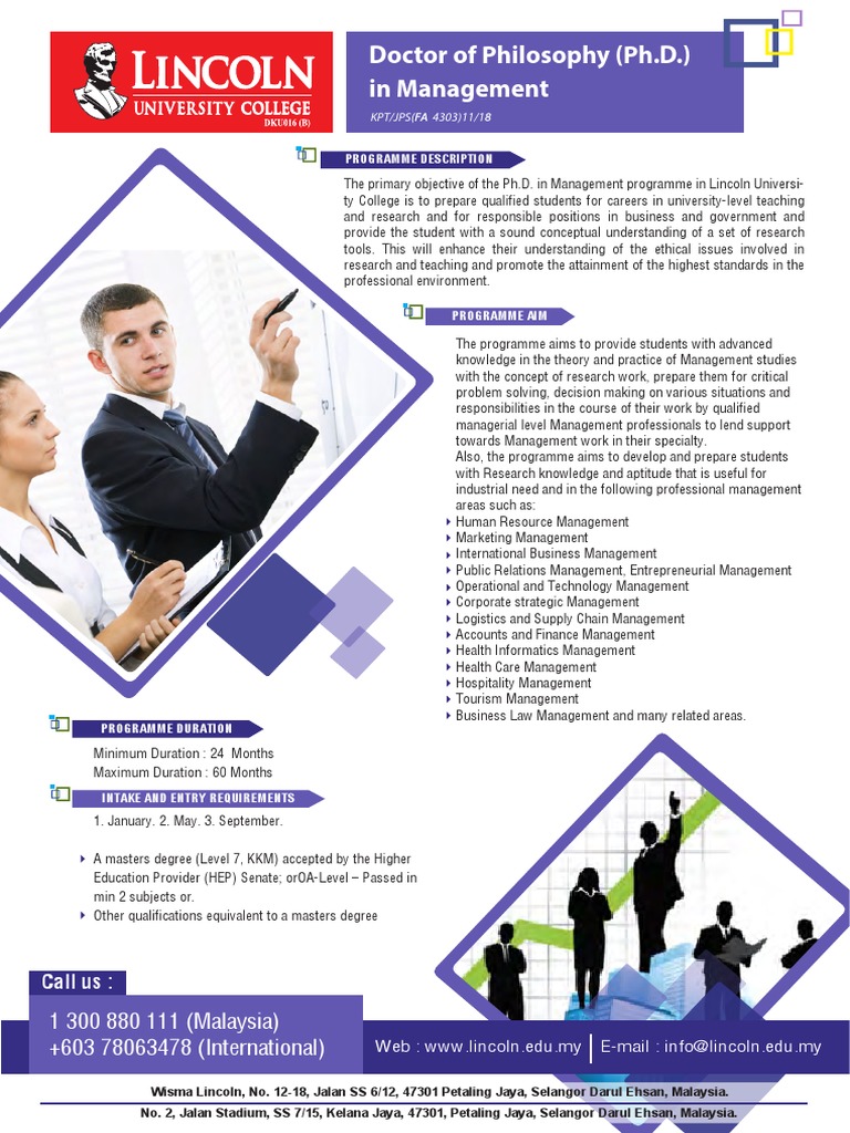 PHD Information | PDF | Doctor Of Philosophy | Academic Degree