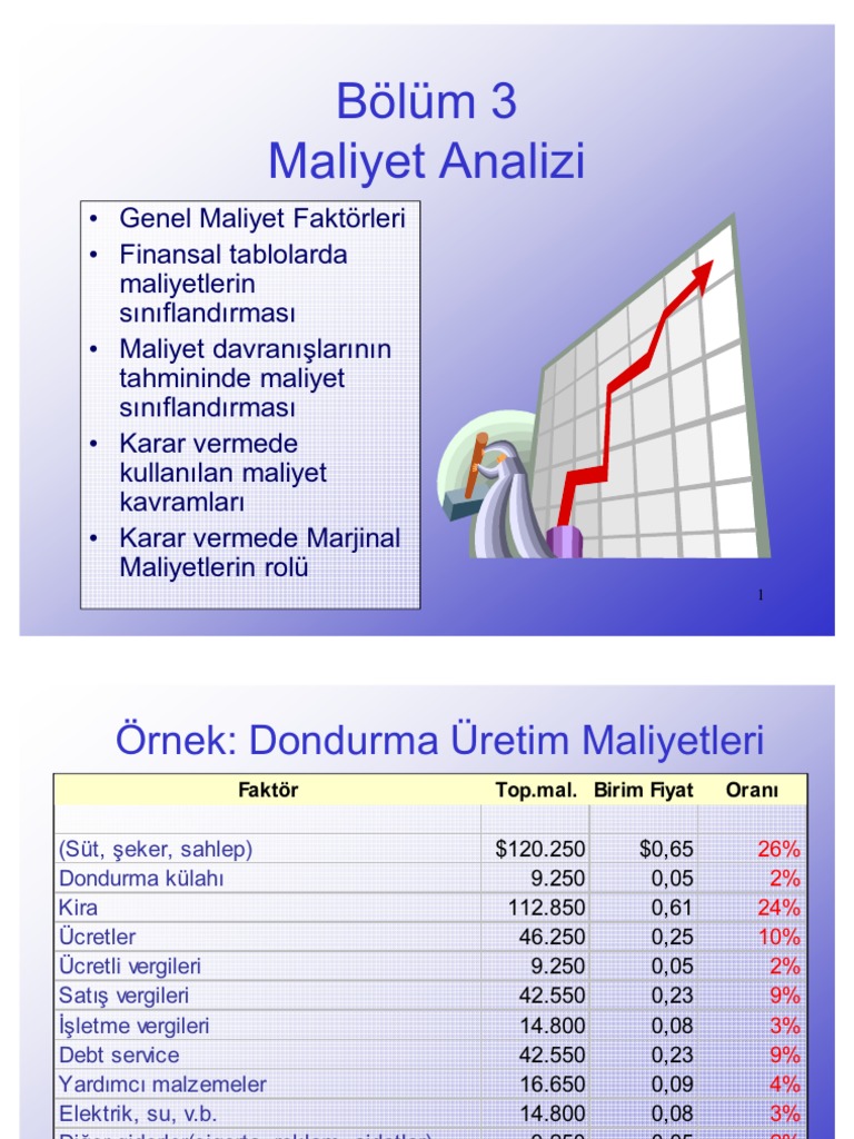 Bolum 3 - Maliyet Analizi | PDF