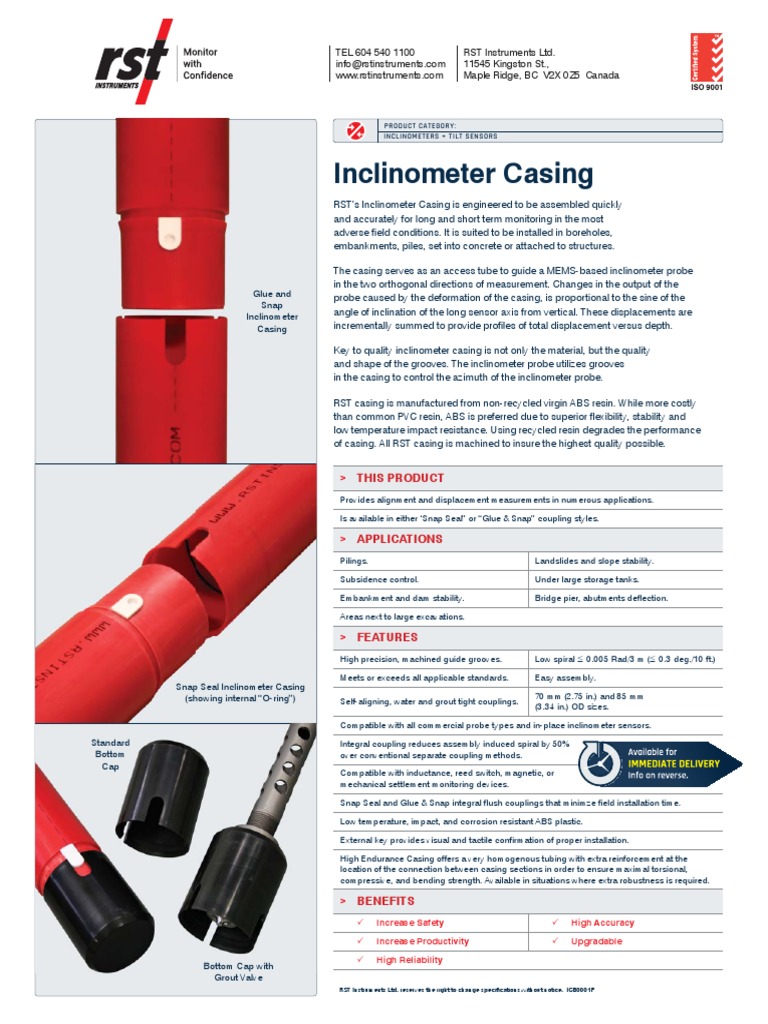 Method Inclinometer | PDF | Rivet | Materials