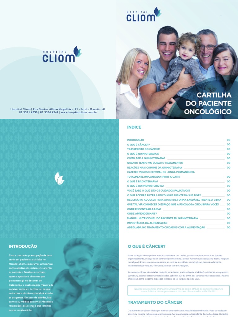 Manual do Paciente Oncológico: Um guia completo sobre o câncer, seu ...