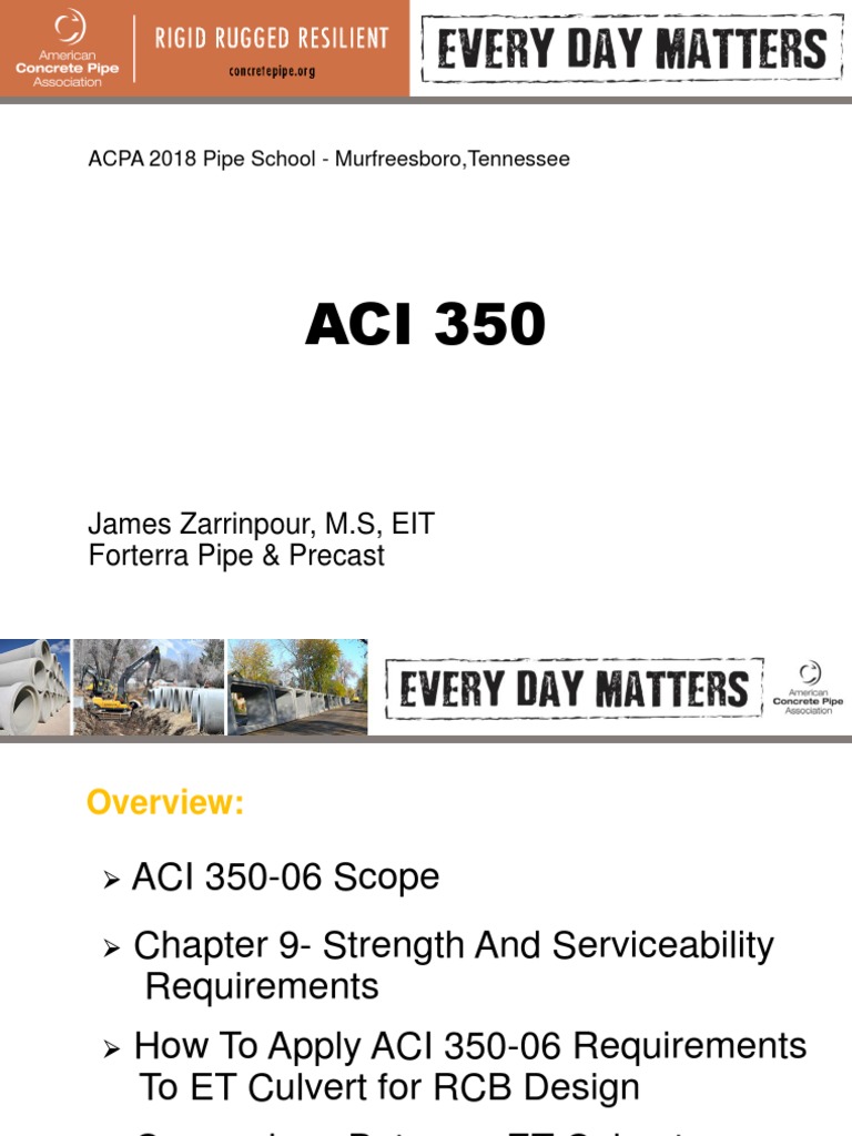 ACI 350 - Zarrinpour | PDF | Ultimate Tensile Strength | Strength Of ...