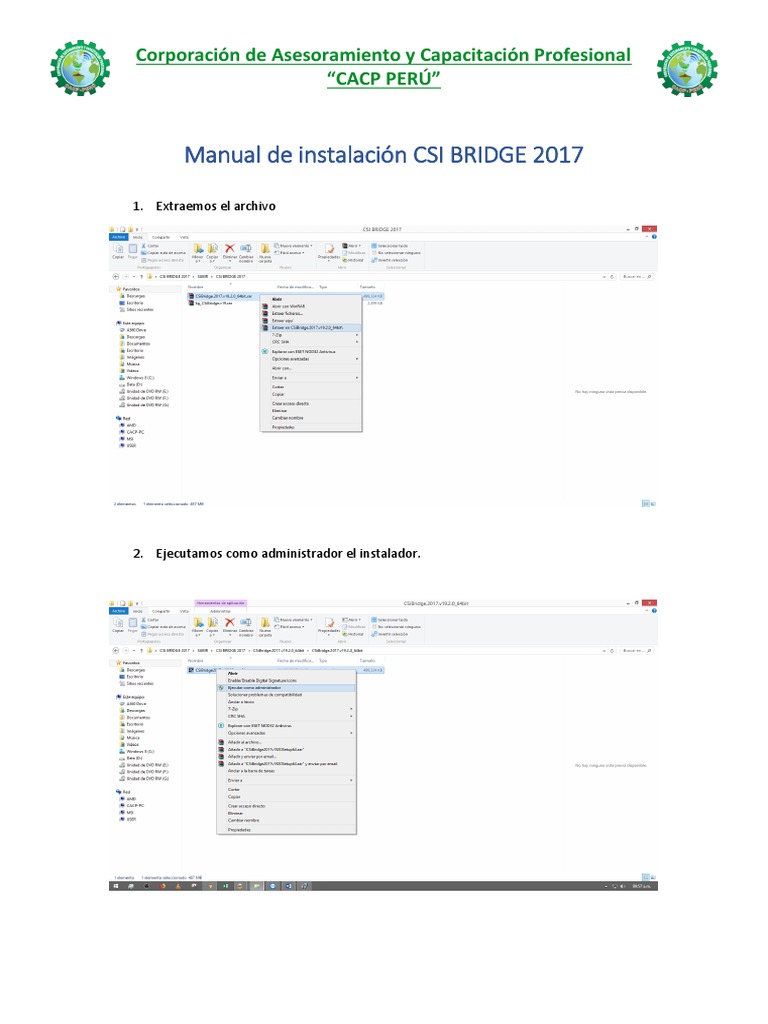 Manual De Instalacion De Csi Bridge 2016 Pdf