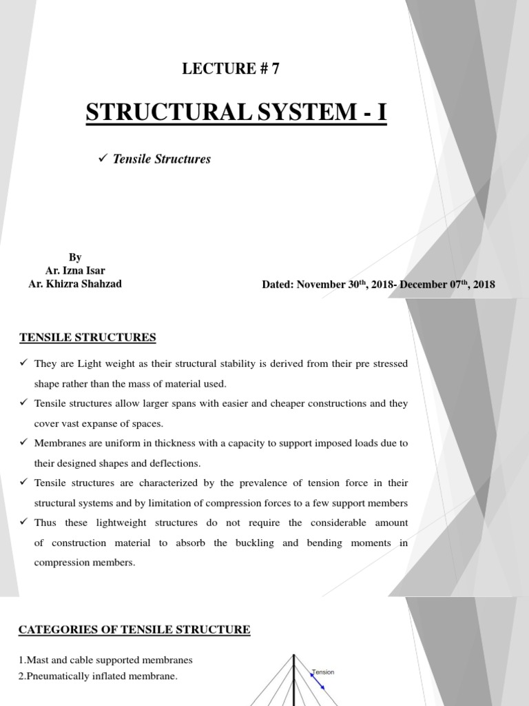 Structural System - I: Lecture # 7 | PDF | Stress (Mechanics ...