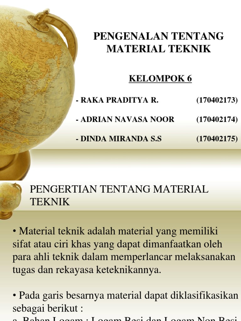 Pengenalan Tentang Material Teknik | PDF | Sains & Matematika ...