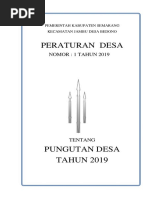 Format Monografi Desa | PDF