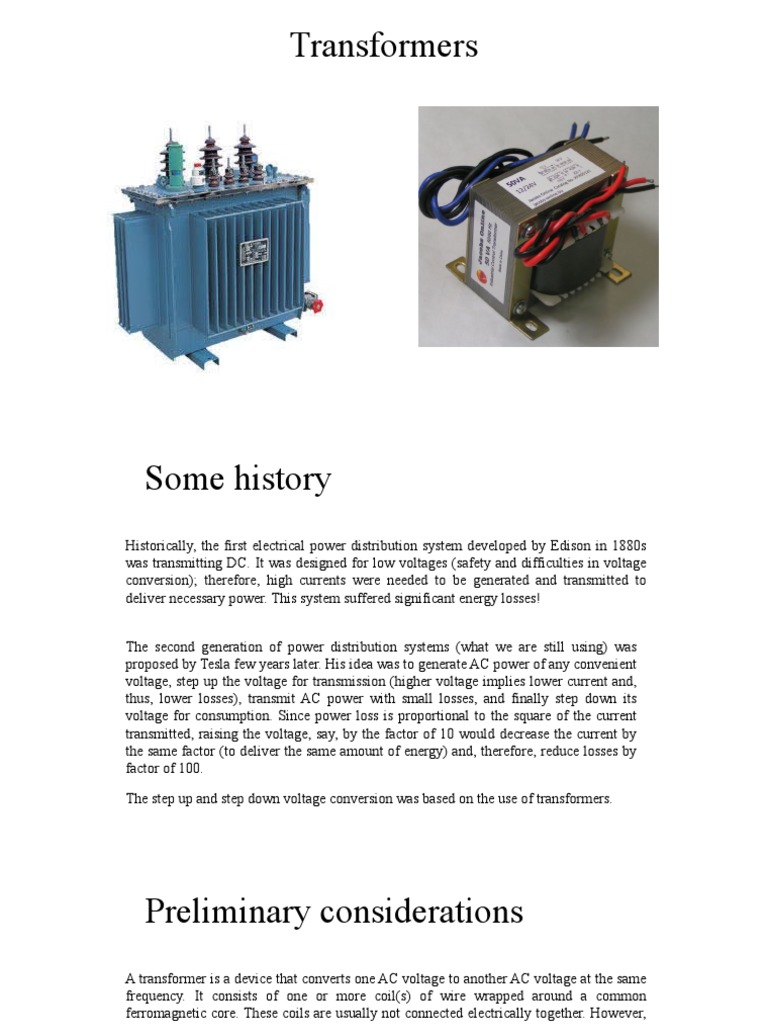 Transformers | PDF | Transformer | Inductor