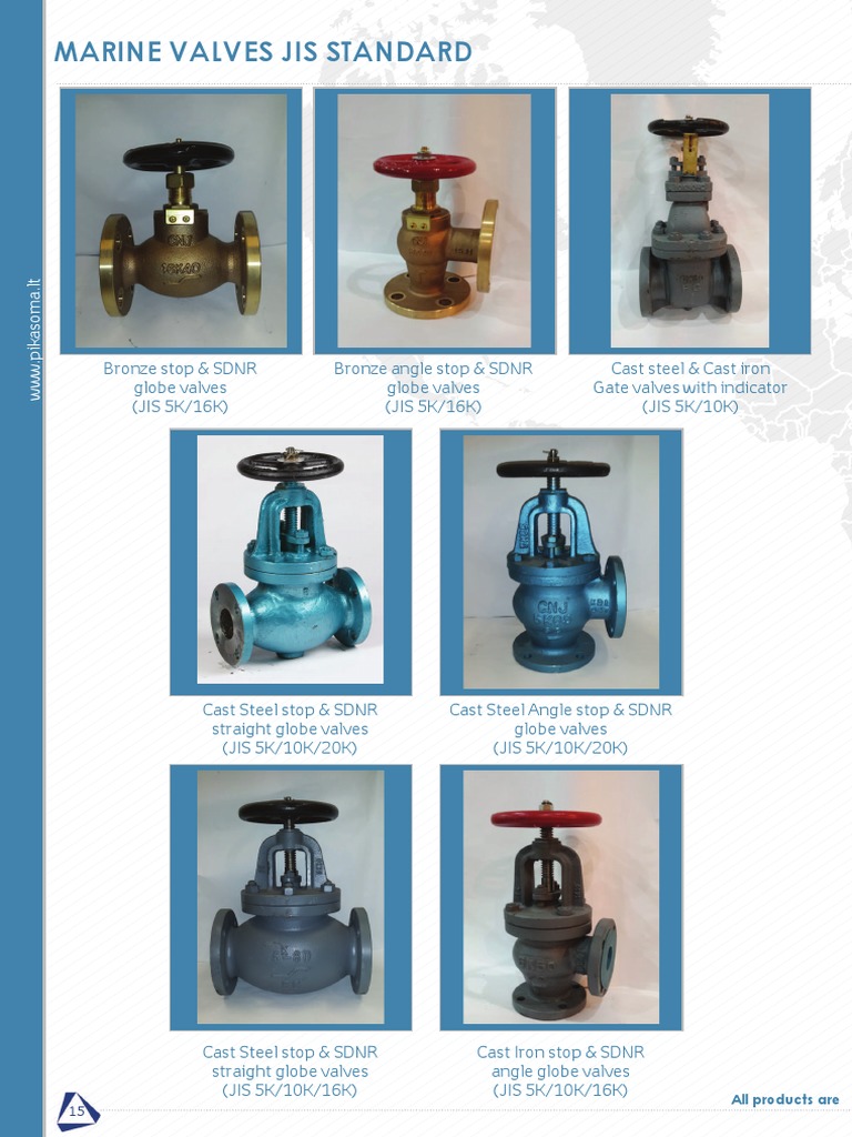 Marine Valves Jis Standard: All Products Are Mill Certifi Cated 3.1B ...