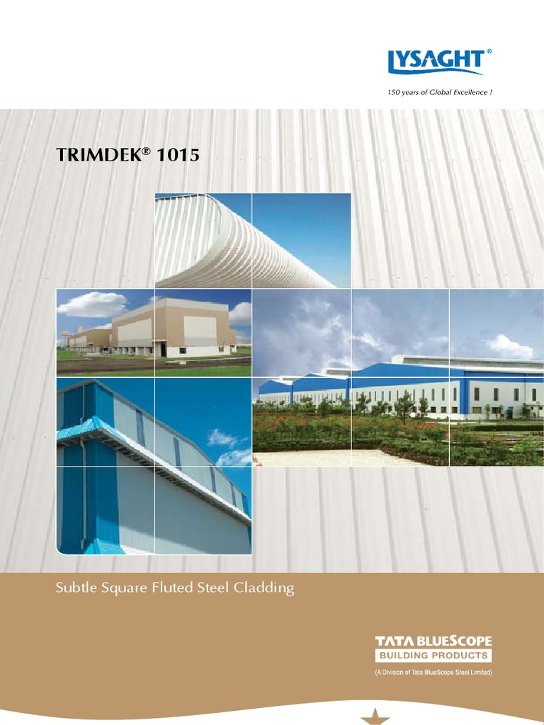 Trimdek 1015 | PDF | Roof | Screw