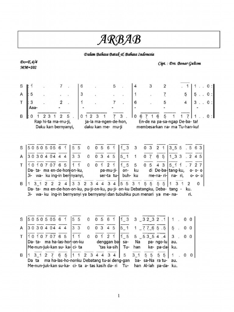 Arbab SATB | PDF