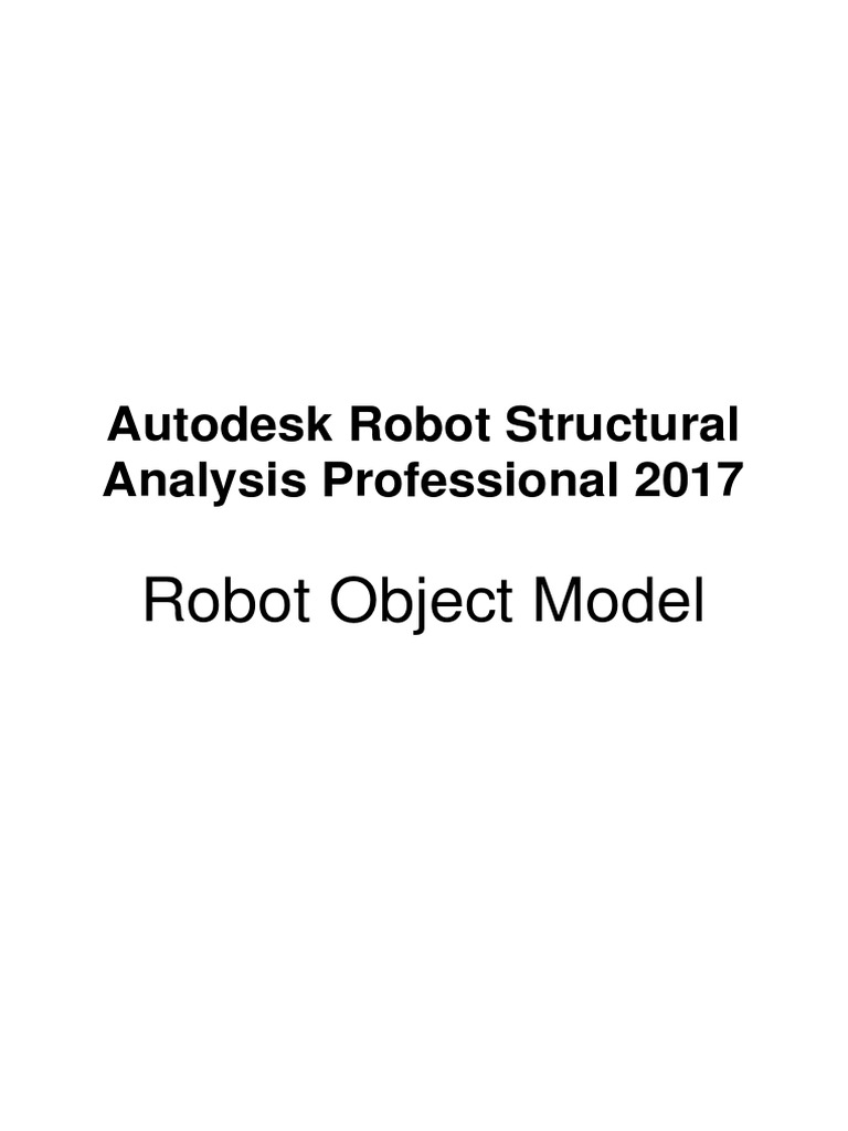 Robot Api Pdf Structural Analysis Computing