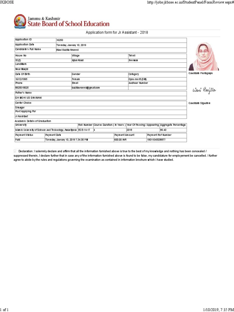 Appl Form | PDF | Business