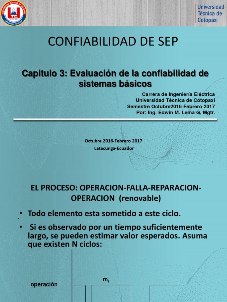 3 Confiabilidad de Sistemas Basicos | PDF | Probabilidad | Ingeniería ...