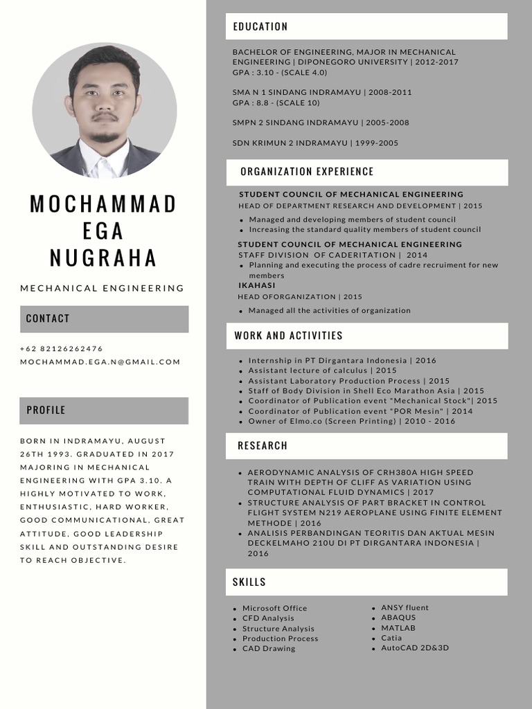 Curriculum Vitae | Download Free PDF | Mechanical Engineering | Engineering