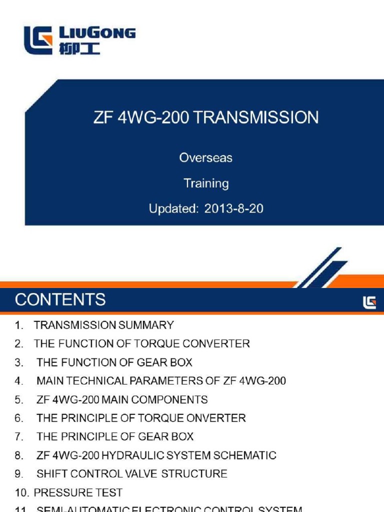 02 ZF 4WG-200 Transmission | PDF