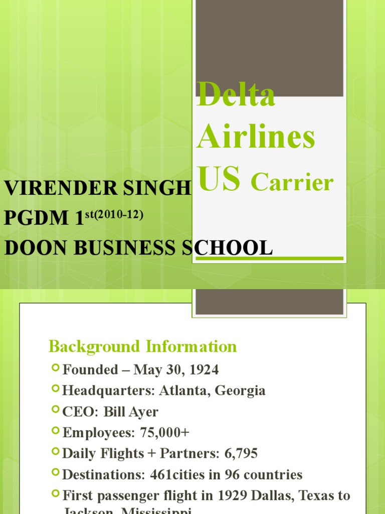 Delta Airlines SWOT and Strategies | PDF
