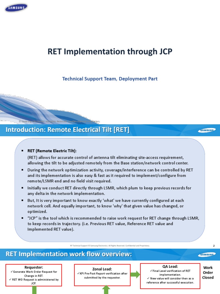 RET Work Procedure & Fail Case Study V4 | PDF | Technical Support ...