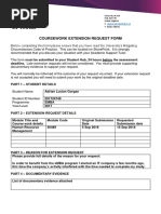 UWL Extension Application Guidelines | PDF | Information
