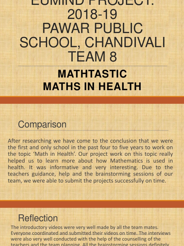 Maths in Health | PDF
