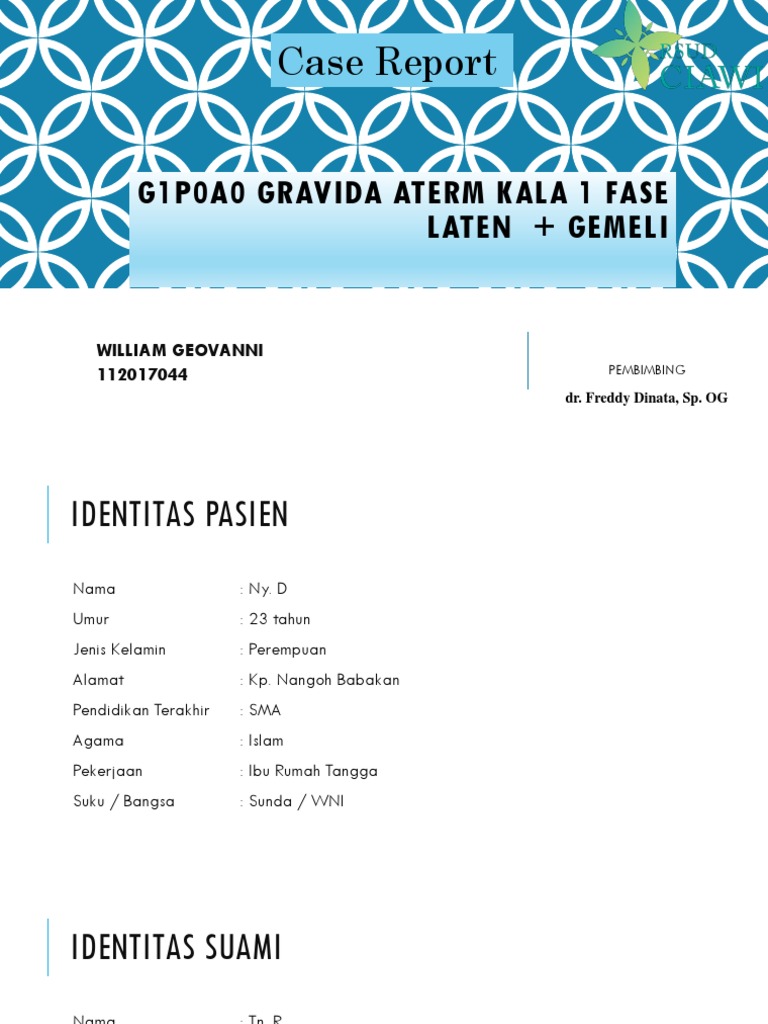 Case Report Gemeli | PDF