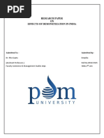 Demonetization Project Class12 Economics | PDF