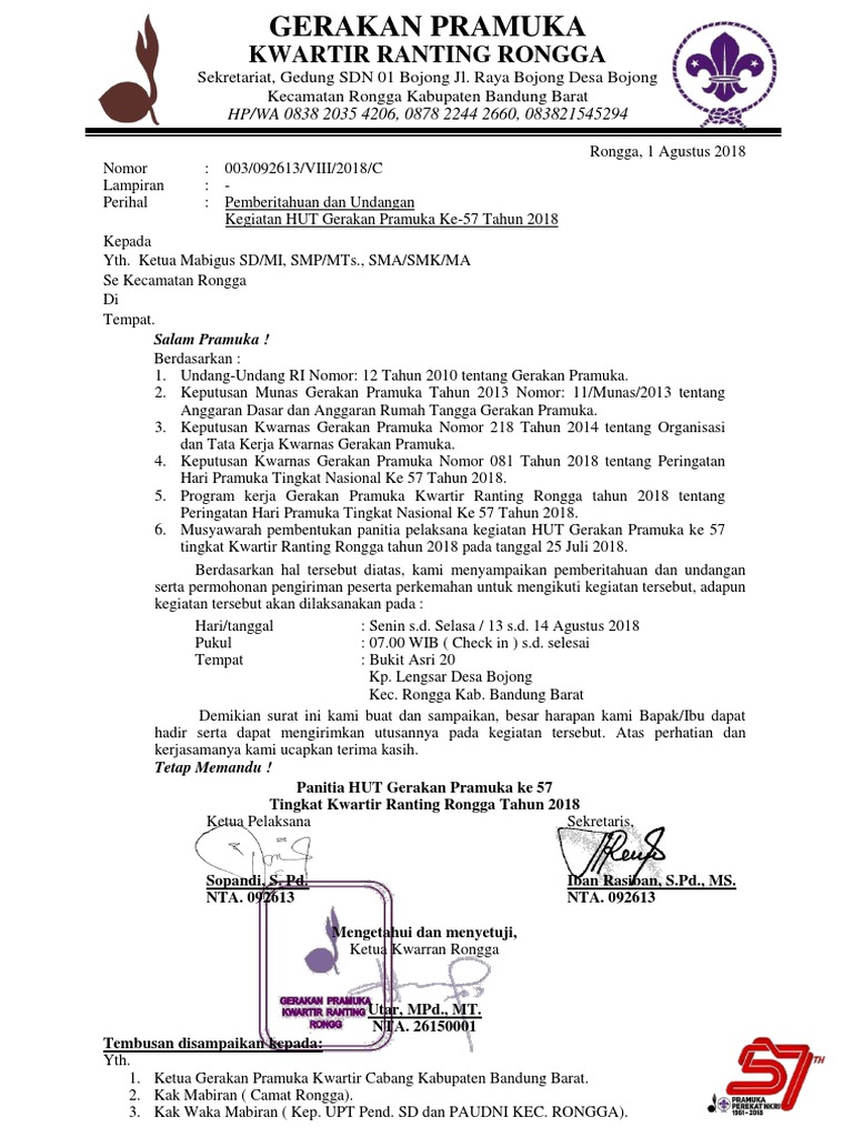 Surat Pengantar Proposal | PDF