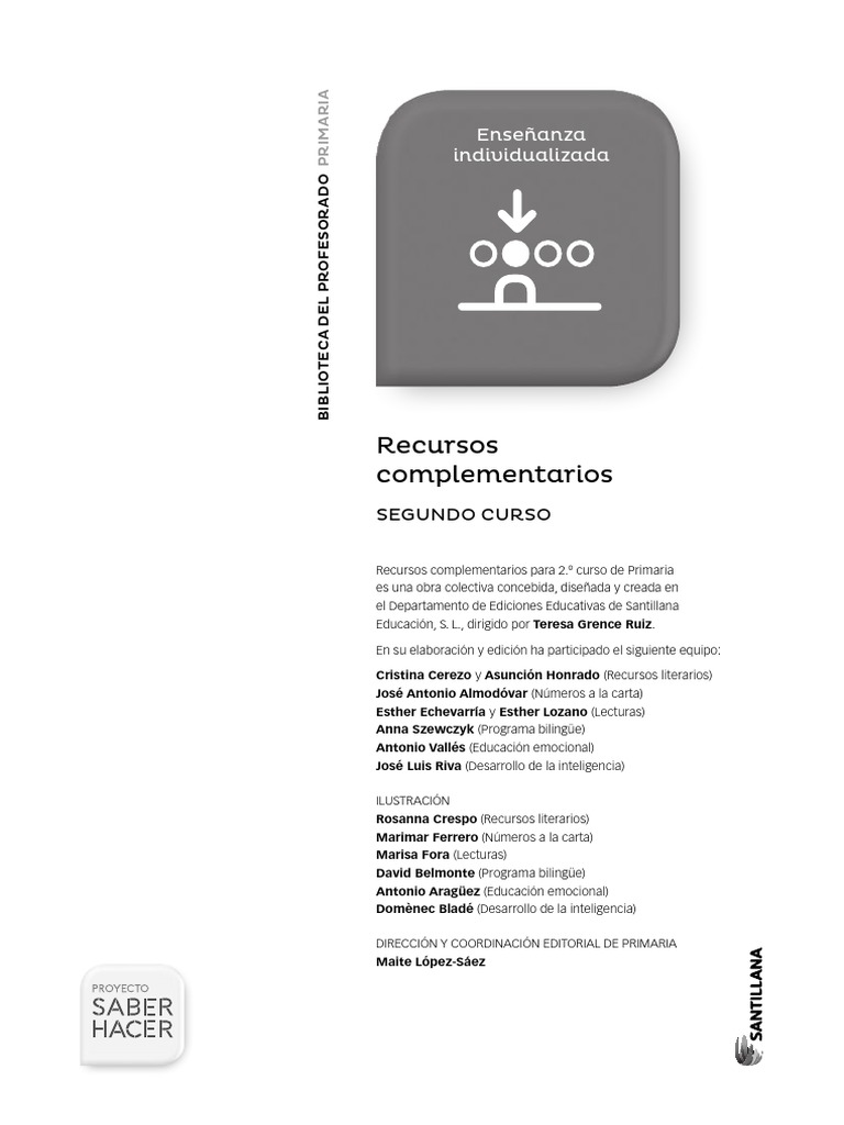 Recursos Complementarios 2ºEP PDF | PDF