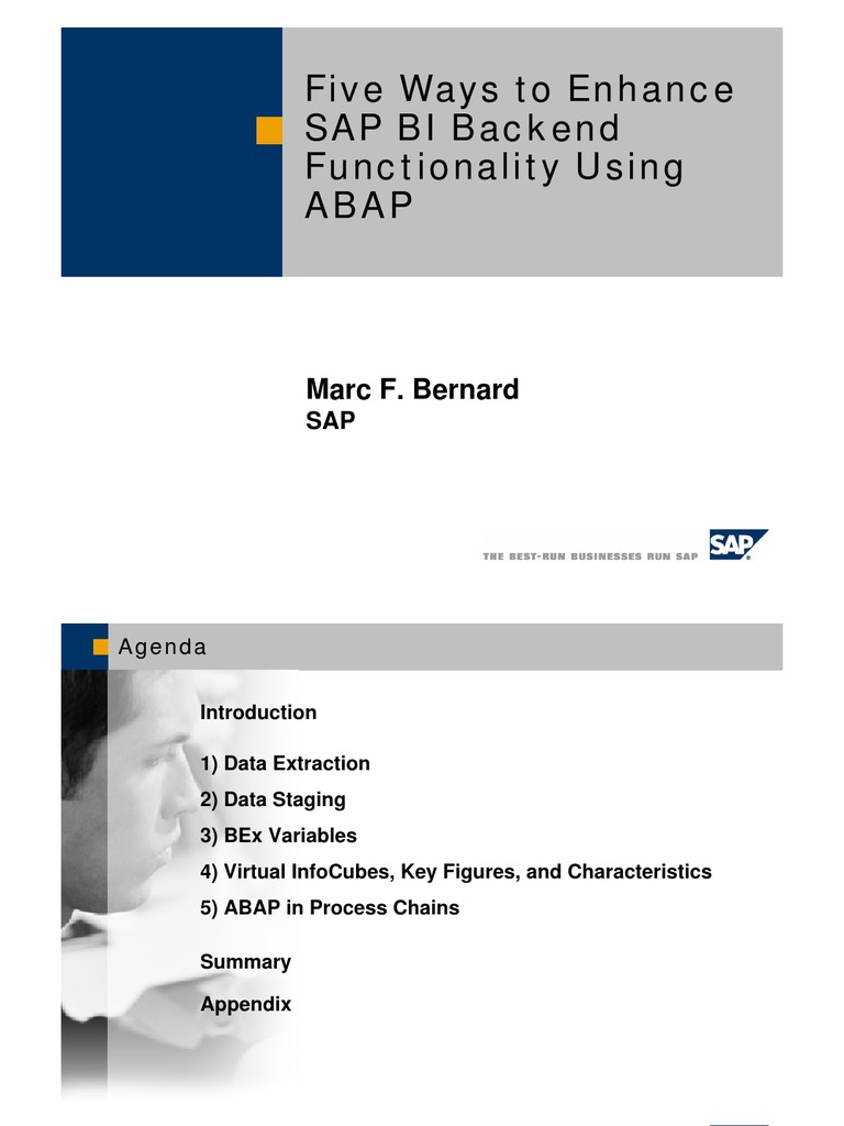 Abap For Bi Pdf Subroutine Application Programming Interface 2260