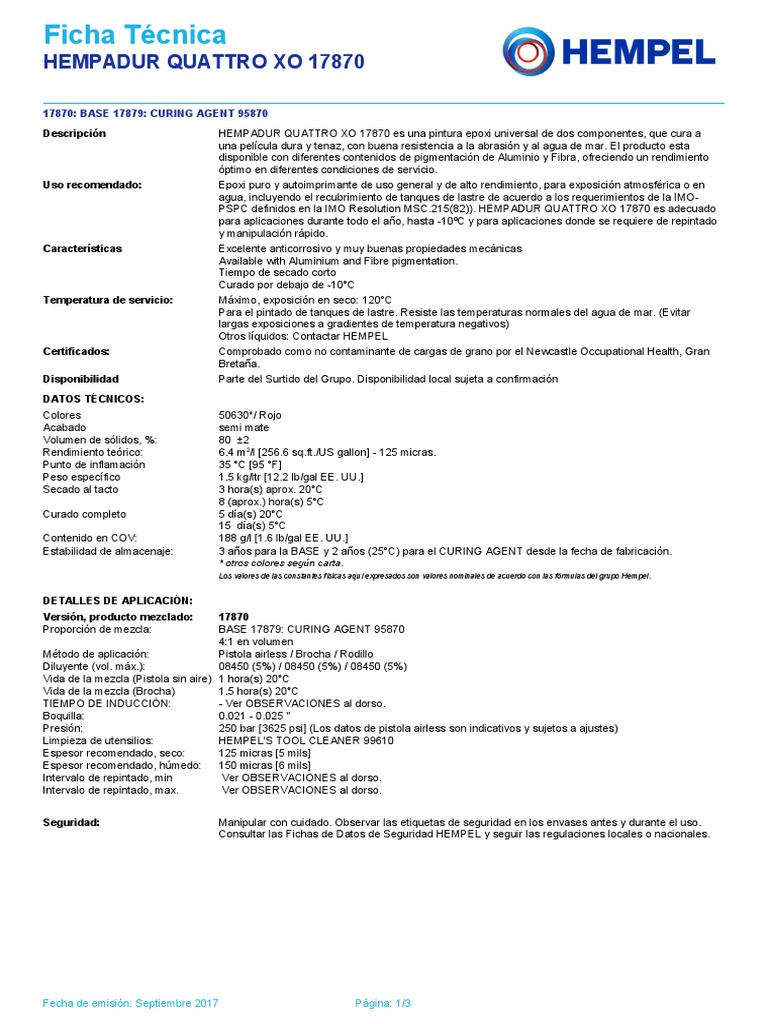 Hempadur Quattro Hempel | Aluminio | Pintar