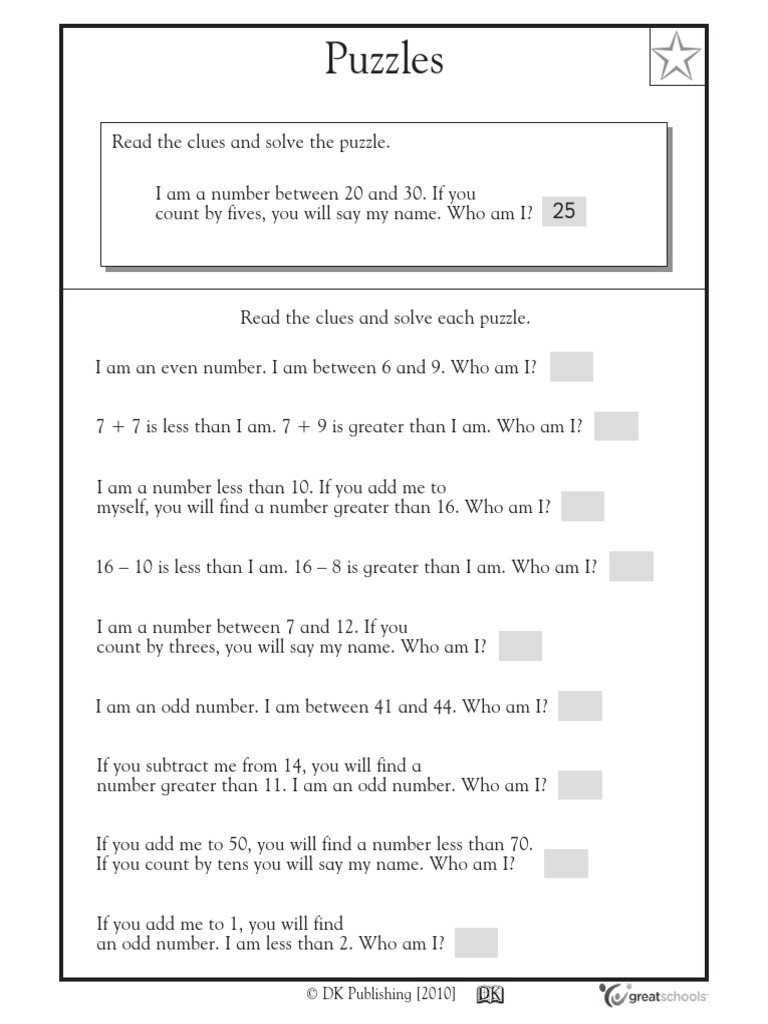 Puzzles: © DK Publishing (2010) | PDF | Arithmetic | Teaching Mathematics