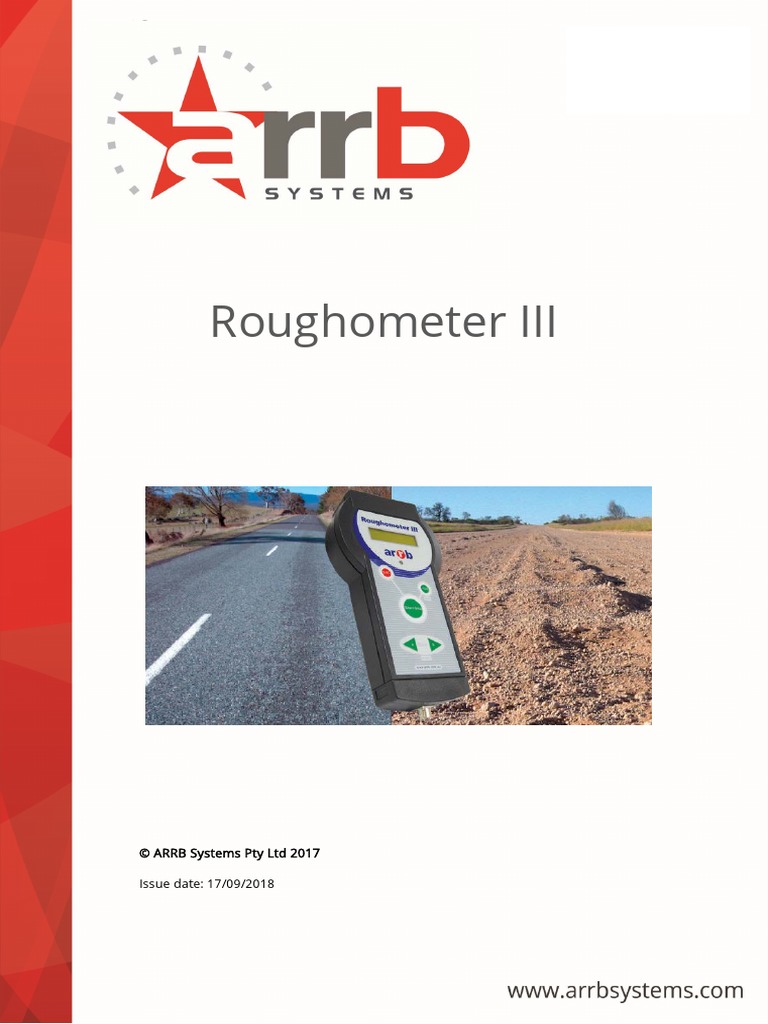 WE 751-4-20 Roughometer III User Manual (17.09.18) | PDF | Accelerometer | Calibration