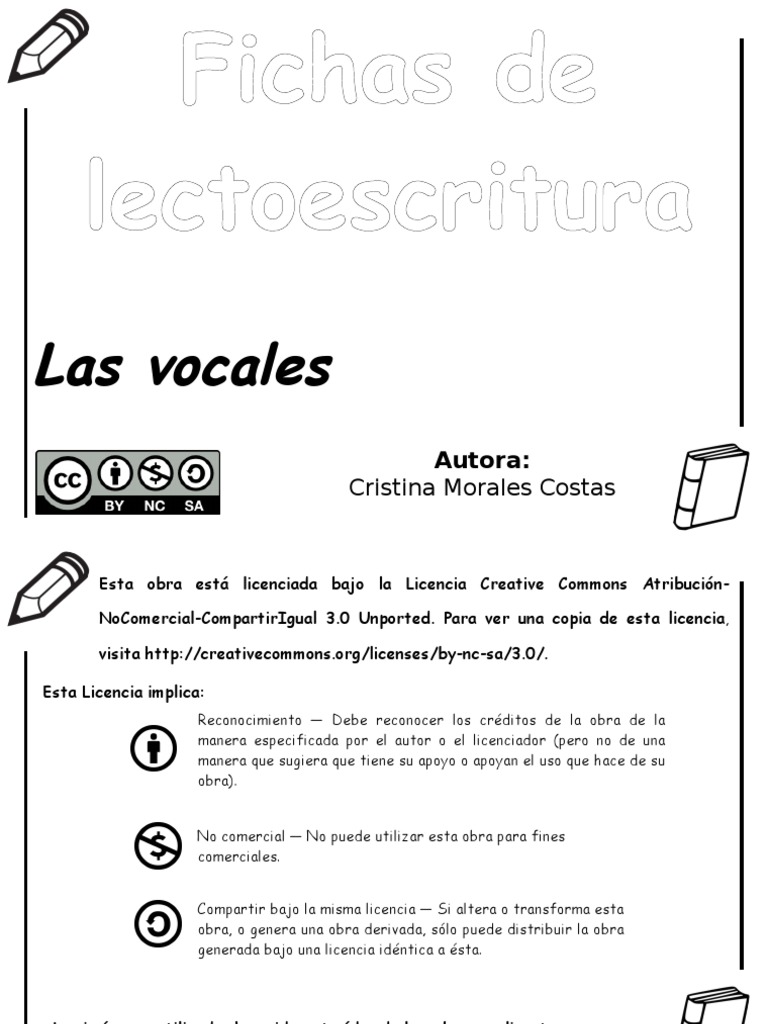 Cuadernillo para Trabajar Las Vocales PDF 1 17 | PDF